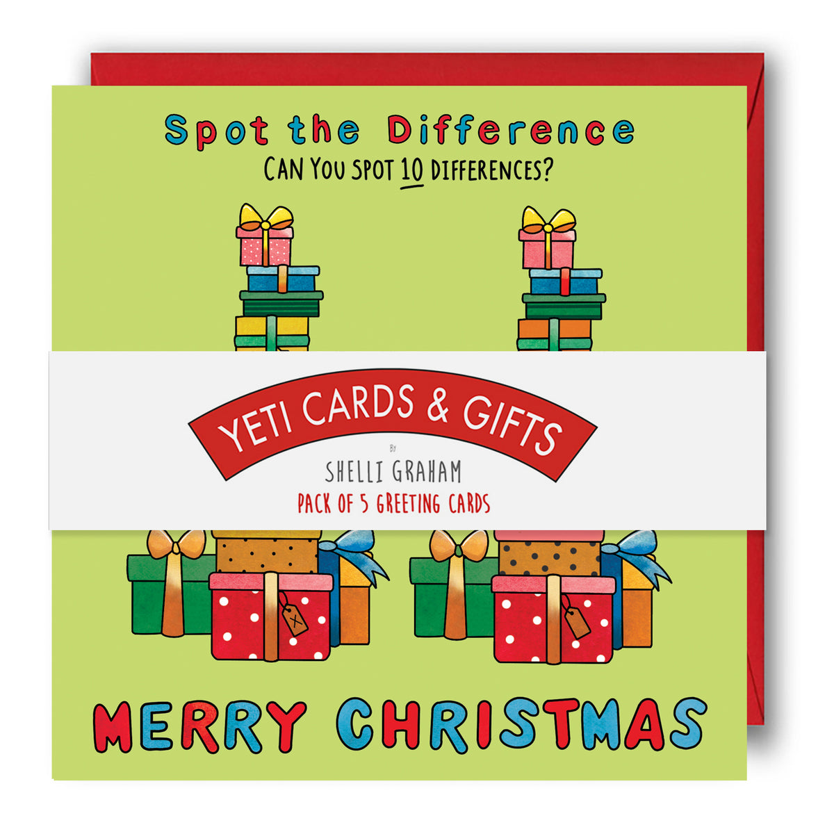 Activity Christmas Card - Spot the Difference – Yeti Cards & Gifts